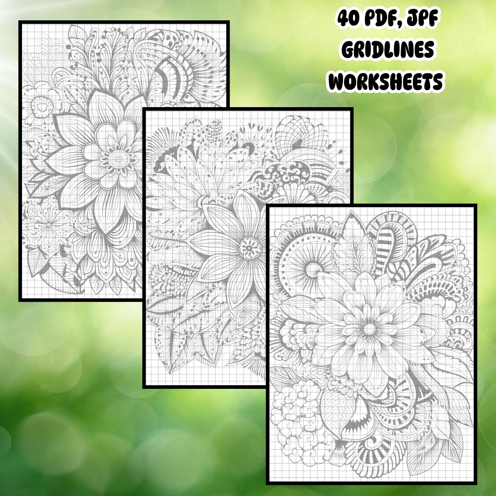 Zentangle Patterns: Botanical Designs and Flower Patterns With Easy to ...