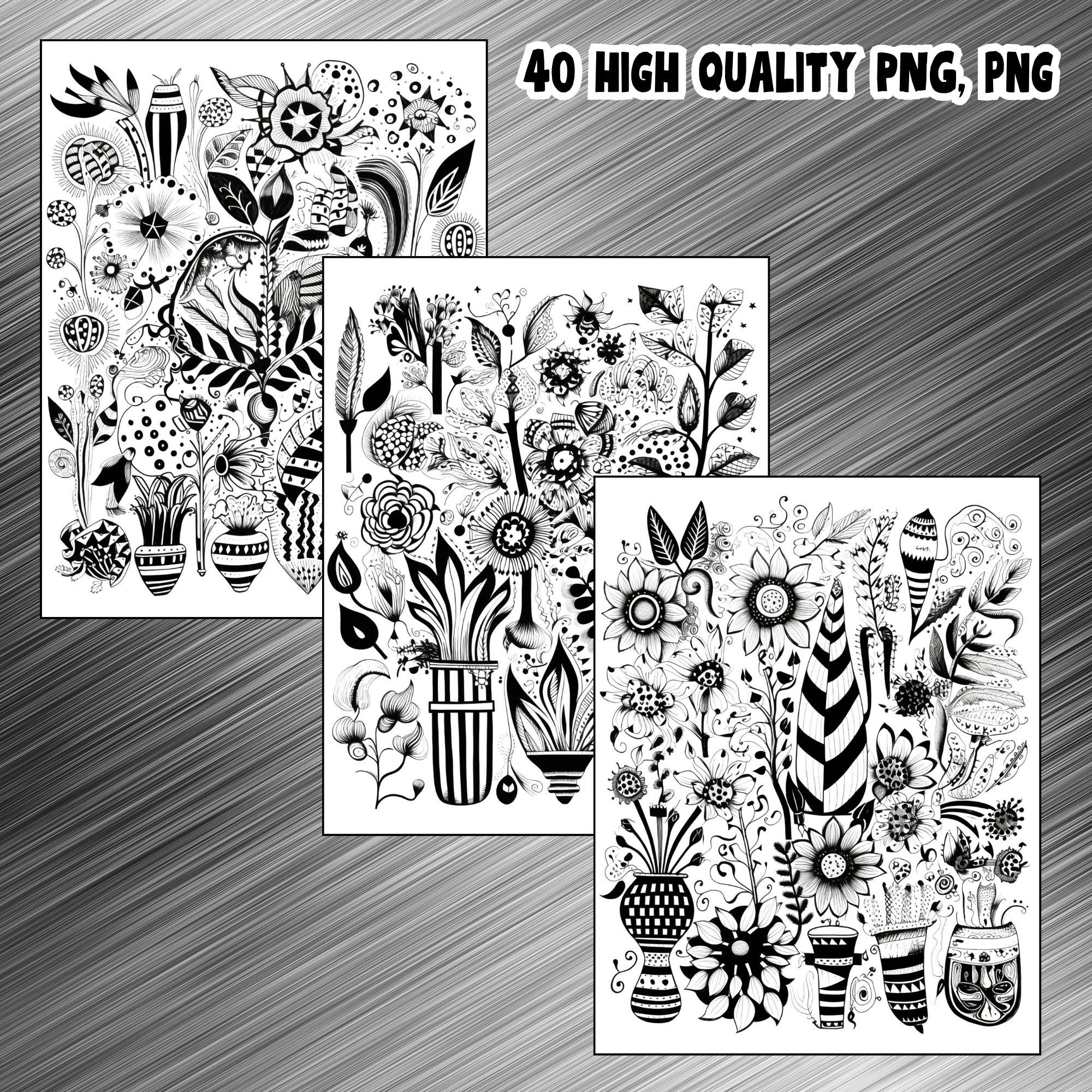 Zentangle Patterns and Botanical Shapes: Comprehensive Tutorials, PDF ...