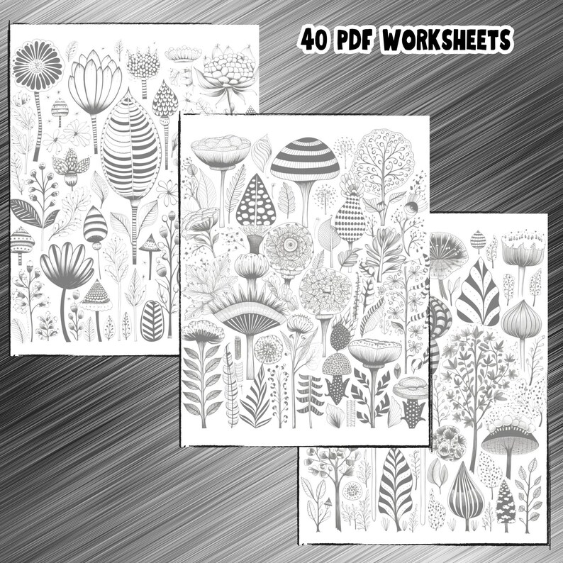 Botanical Zentangle Art, 1000+ Designs, Tutorials & Worksheets (PDF ...