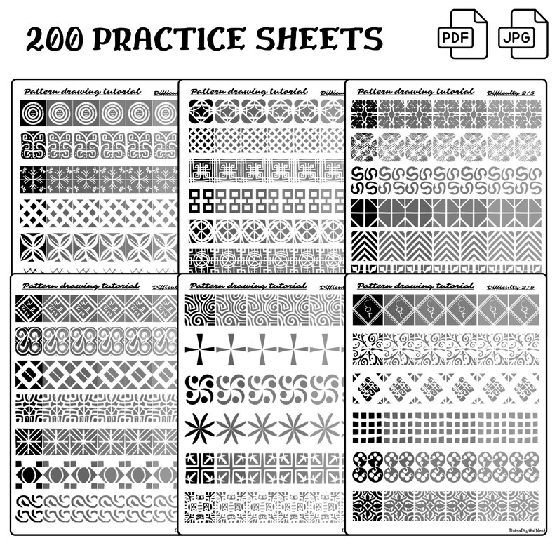 Beginner Mandala Tracing and DIY With Zentangle Art Pattern, Tangle ...