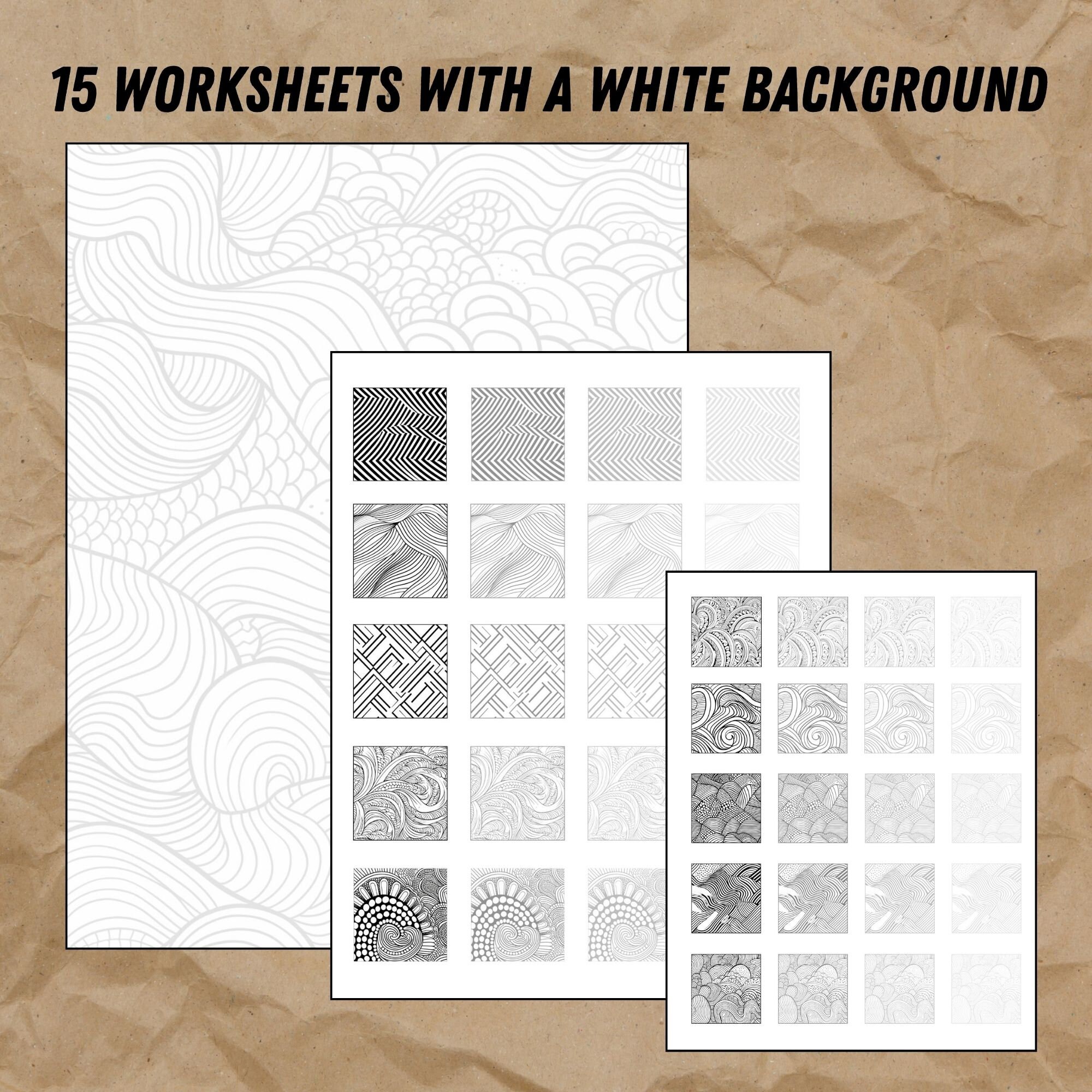 Zen Doodle Workbook, Master the Art of Zentangle Patterns With Our ...