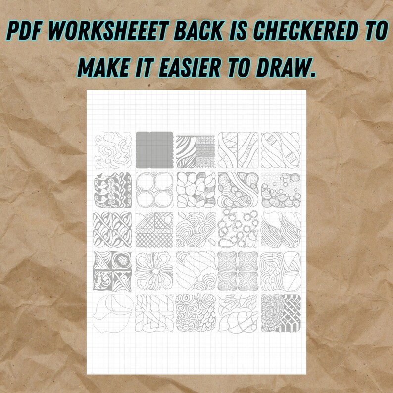 600+ Zentangle Patterns Bundle (svg, Png, Jpg), PDF Worksheets (digital ...