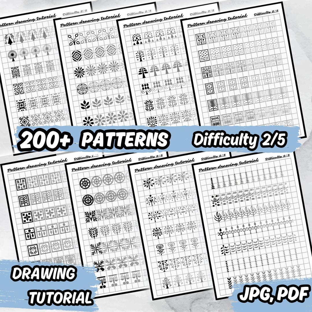 Mandala Art Pattern Sheets: Beginner DIY Drawing Templates (PDF, JPG ...