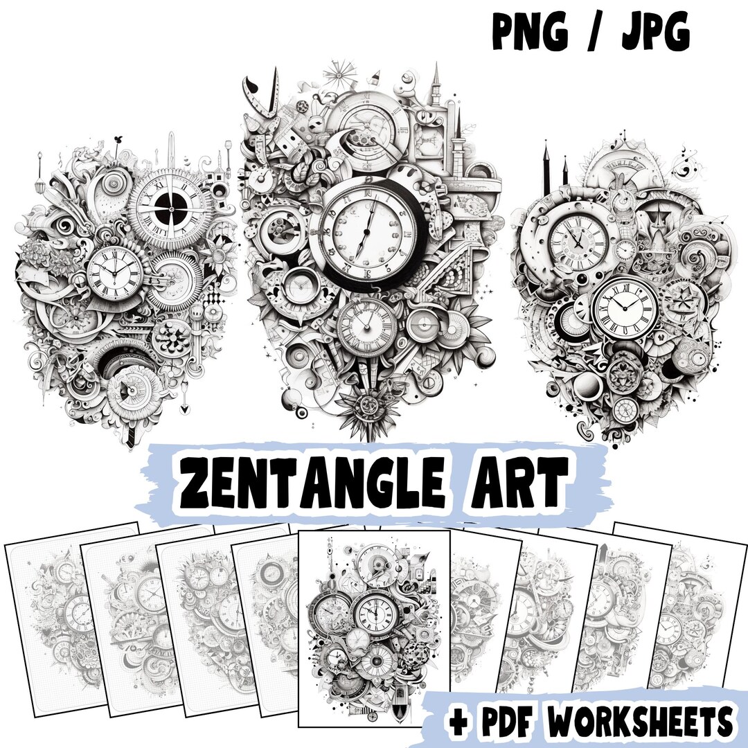Unusual Zentangle Patterns: Explore Doodle Print Art, Calligraphy ...