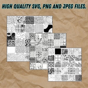 Zentangle Bundle, Explore Over 600 Mesmerizing Zentangle Patterns With ...