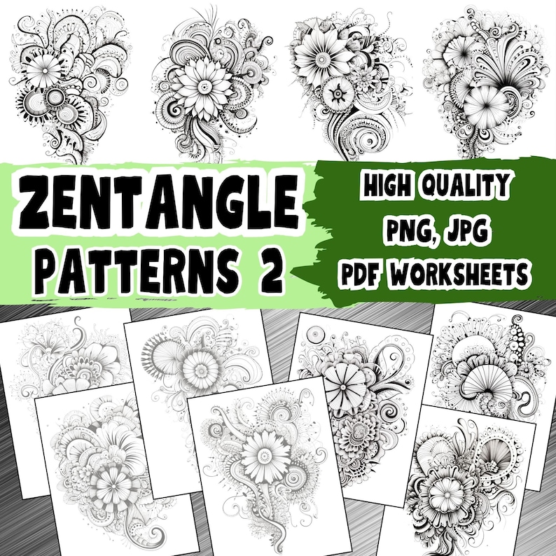 Zentangle With Expert Tutorials and Versatile Practice Sheets, Explore ...