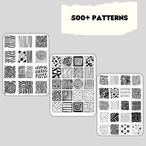 Zentangle Line Patterns, Beginner Zentangle Practice Sheets, 500+ Patterns, Training Workbook ...