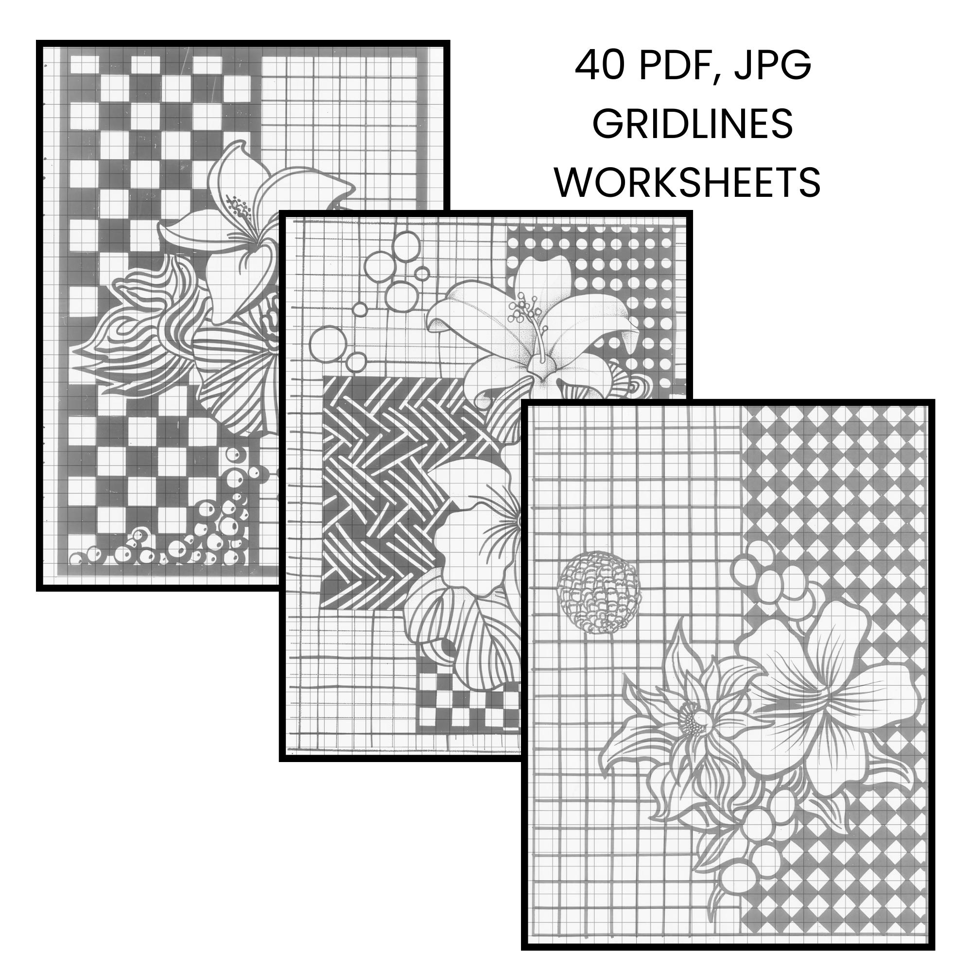 Floral Zendoodle Art Bundle – Zentangle Practice Pages for Adults ...