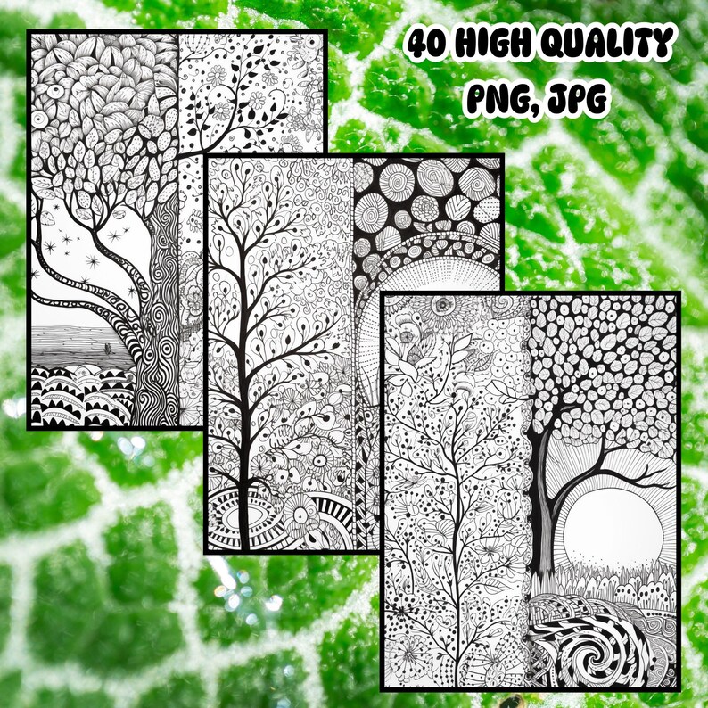 Zentangle Worksheets, Zen Tangle With Nature Inspired Ornament Designs ...