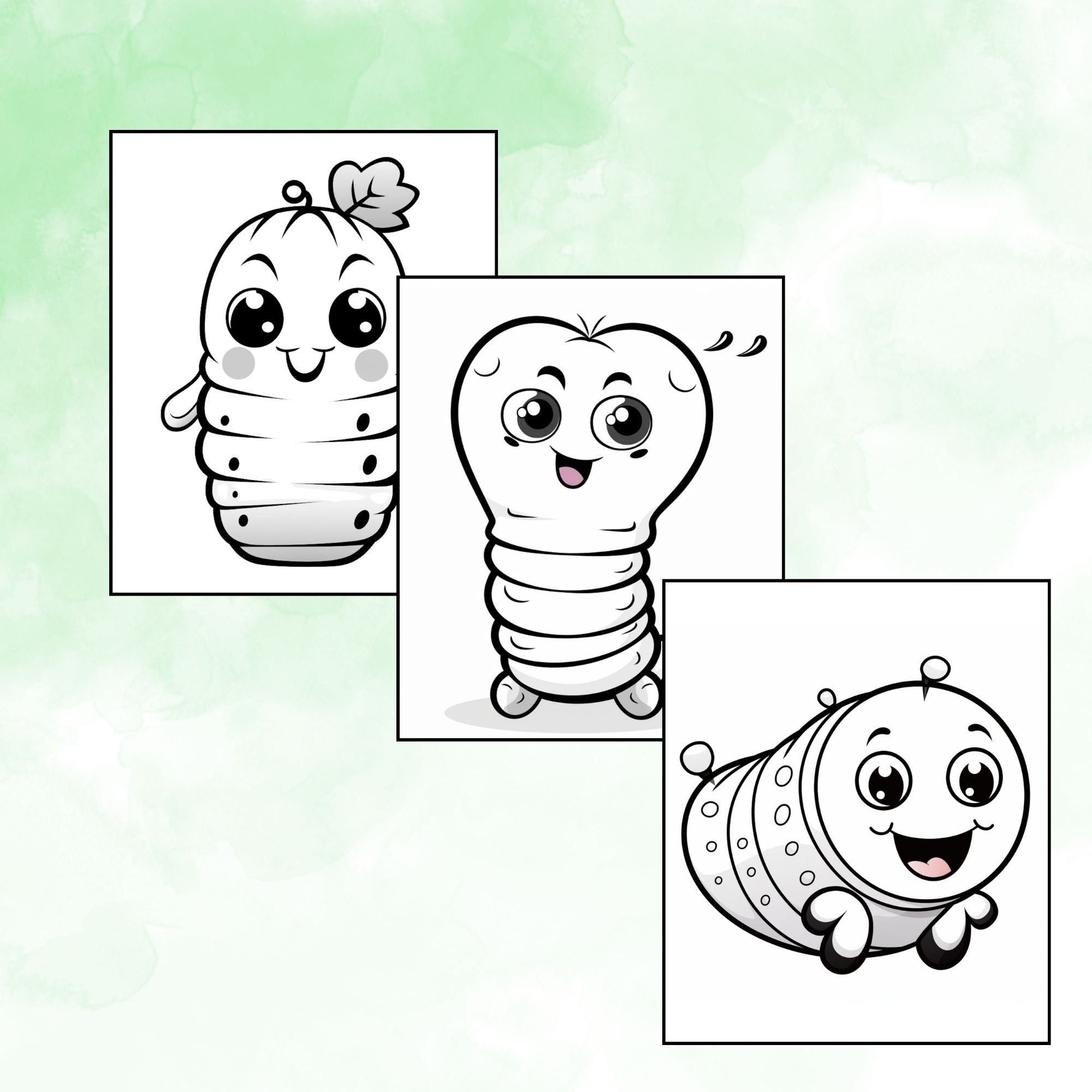 Cute and Easy Kawaii Coloring Pages for All Ages, Explore Our Adorable ...