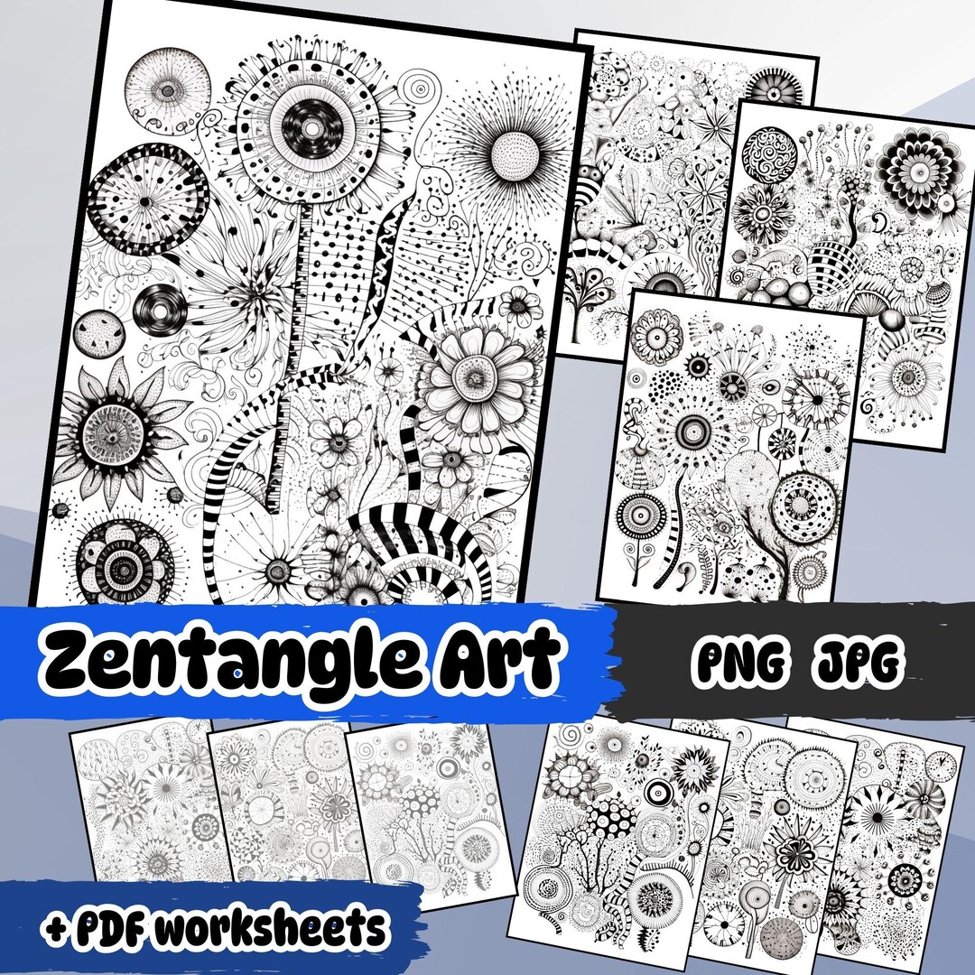Zentangle Unusual Designs, Explore Original Ornaments, Masterful ...