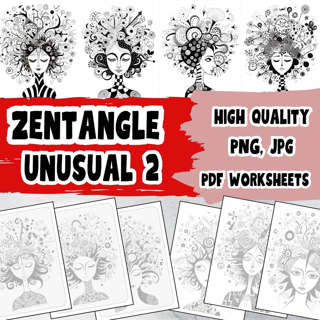 Zentangle: Unleash Your Creativity With Unusual Designs, Templates ...