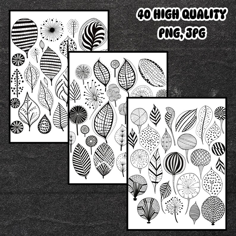 Zentangle: Unique Doodling Designs and Artistic Practice Sheets ...