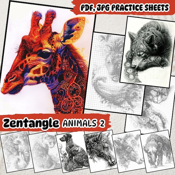 Zentangle Animal Designs