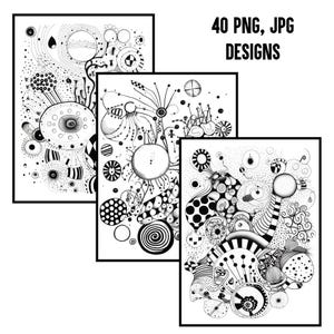 Pattern Worksheets for Relaxation | Zentangle & Mandala Art | Fun ...