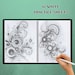 Traceable Zentangle Doodles, Abstract Coloring Book (digital Download ...
