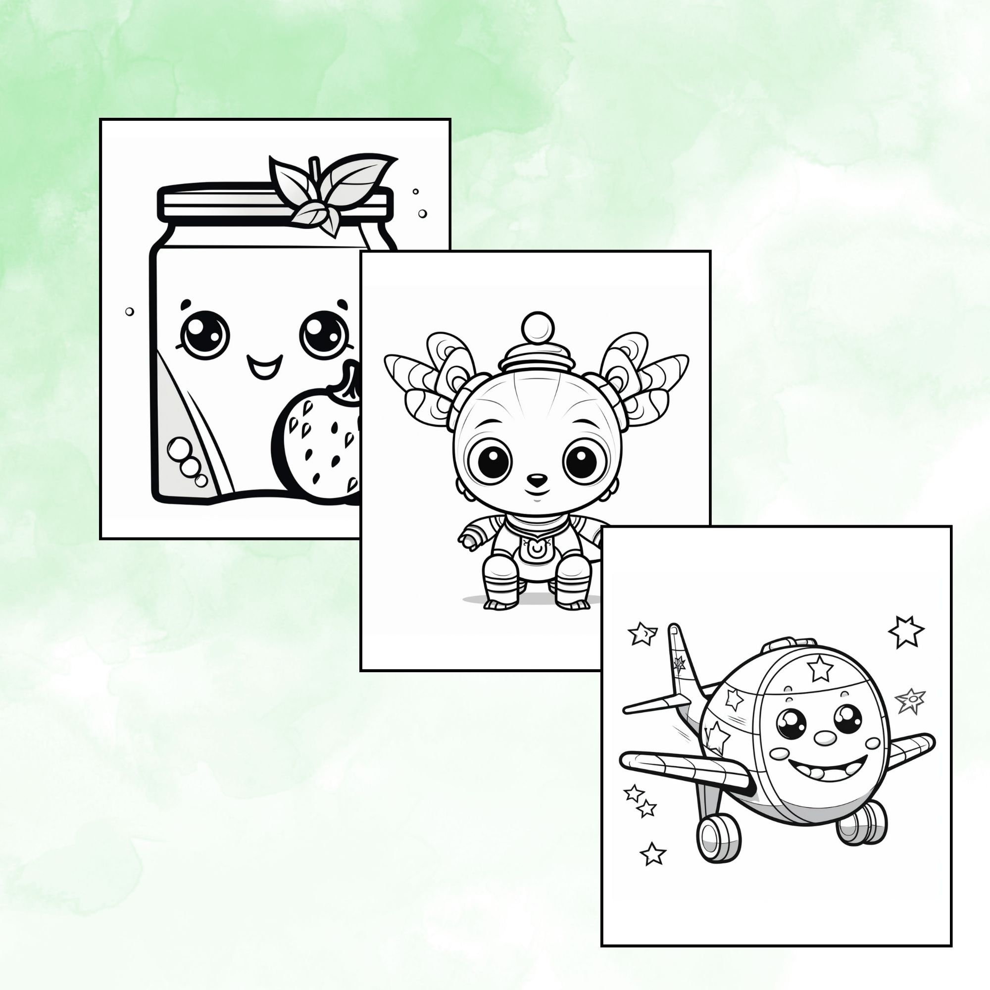 Cute and Easy Kawaii Coloring Pages for All Ages, Explore Our Adorable ...