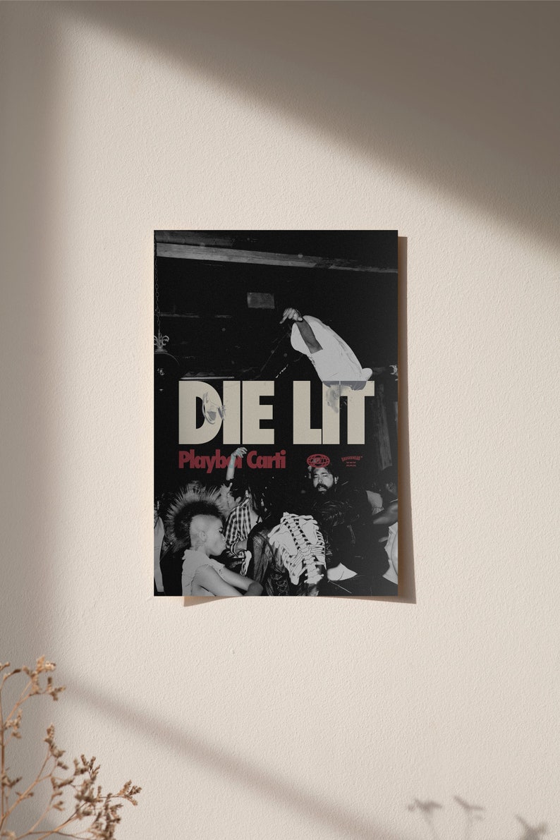 Playboi Carti Die Lit Album Poster - Etsy