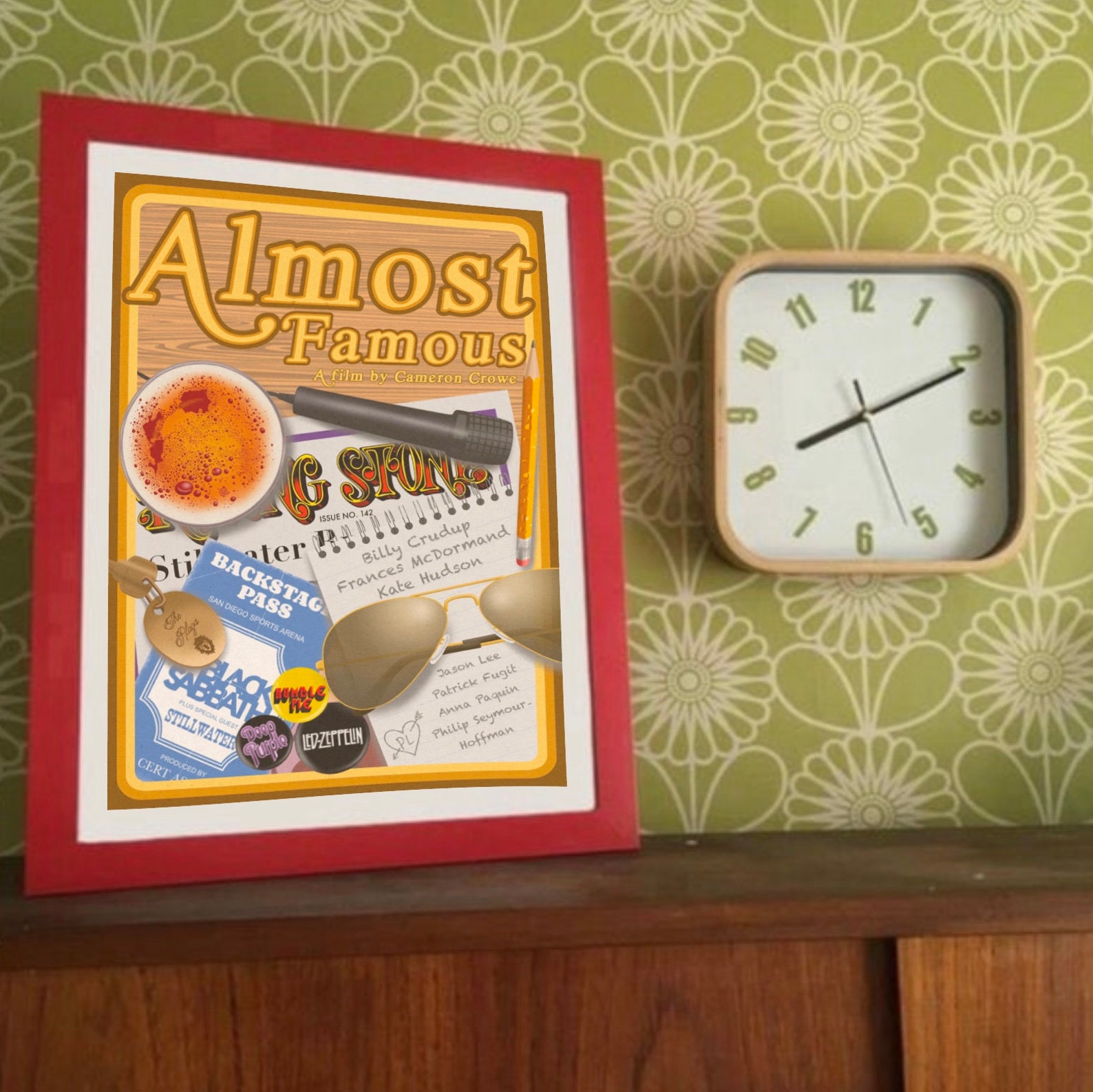 Almost Famous Alternate Film Poster Illustration Matte Art Print - Etsy