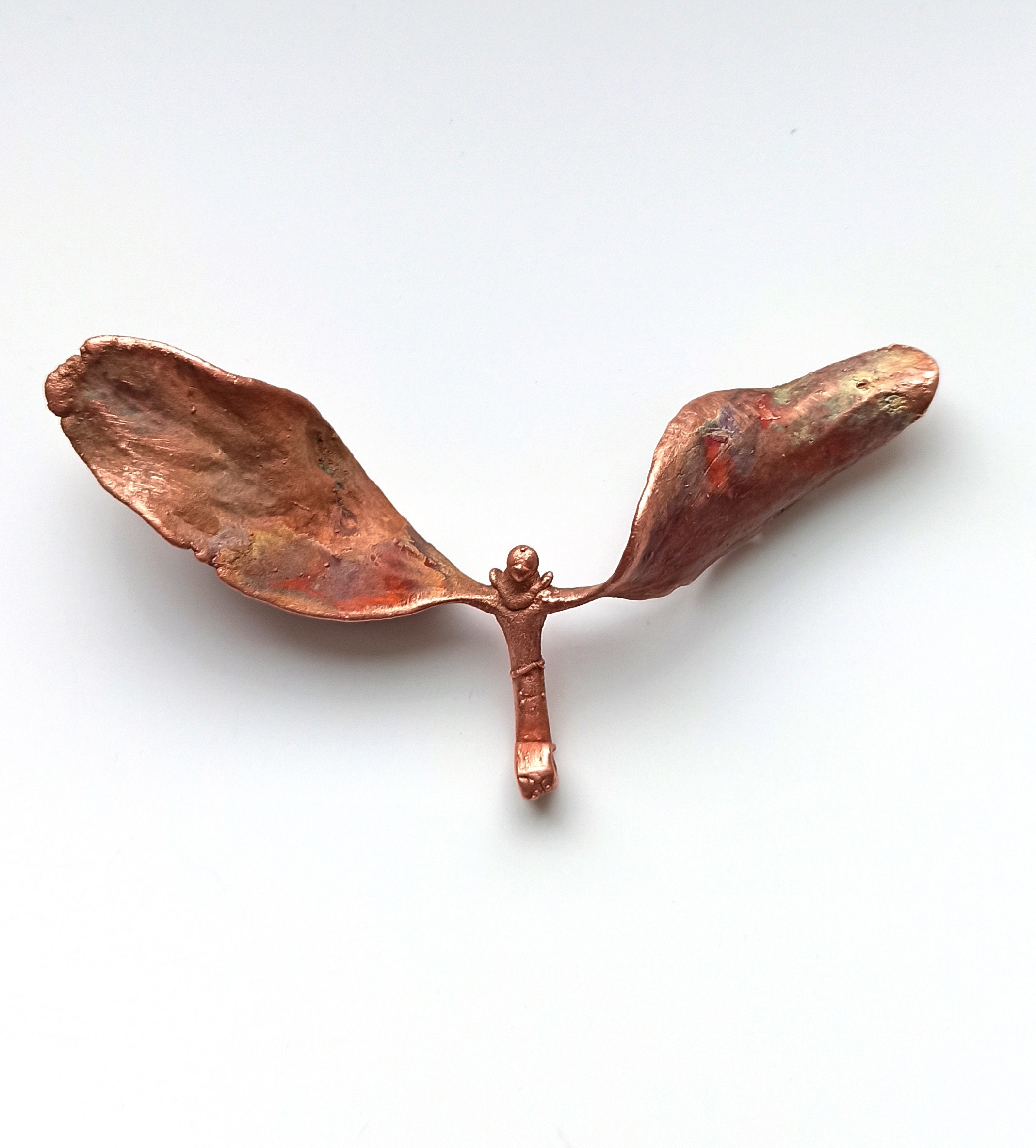 Mistletoe Copper Pendant Necklace Original Handmade Jewelry Botanical ...