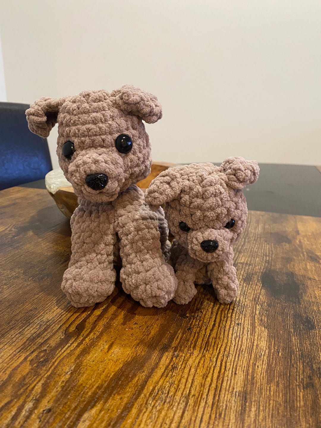 Mom and Pup Plushies - Etsy