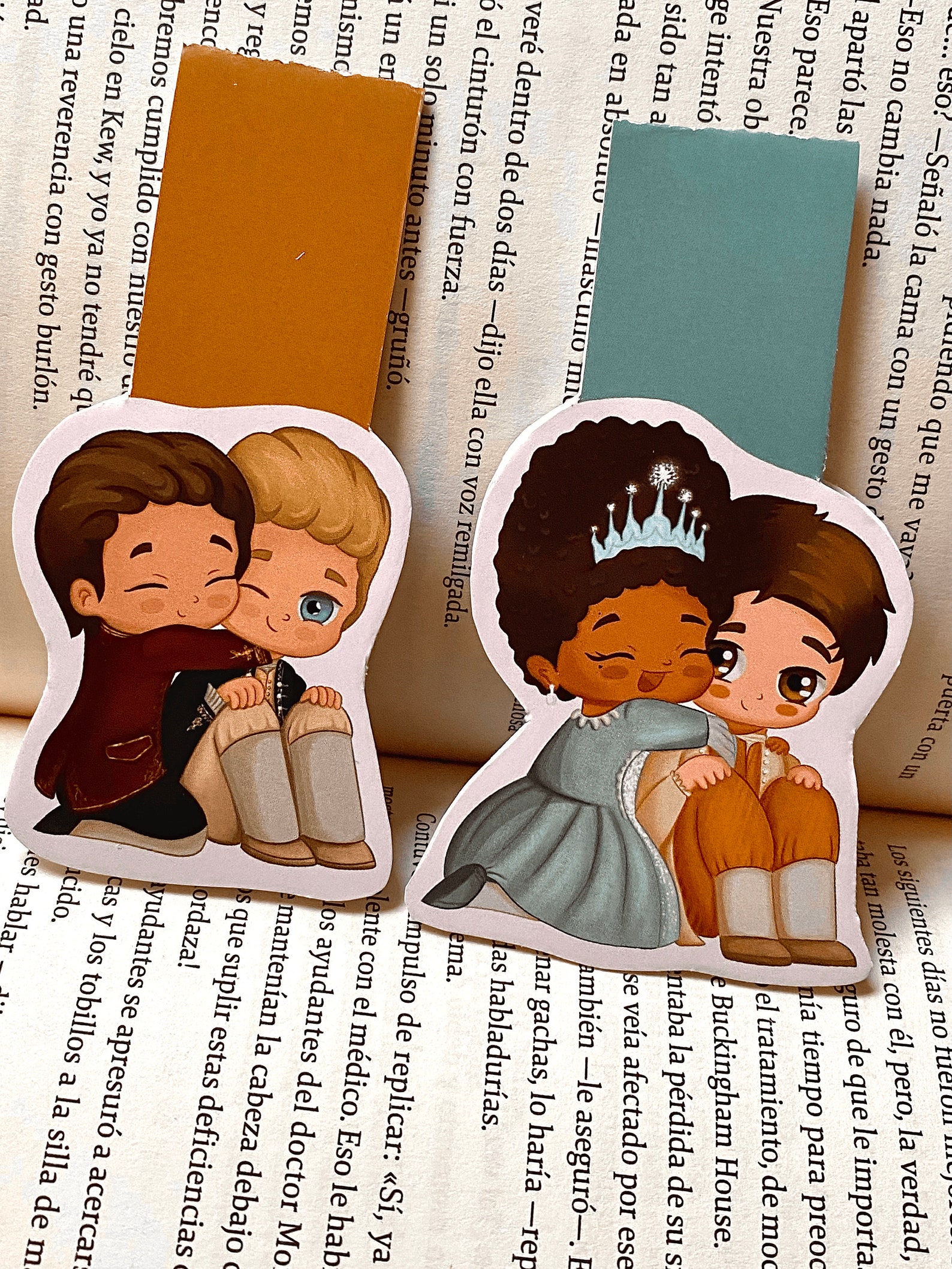 Queen Charlotte and King George Magnetic Bookmarks - Etsy