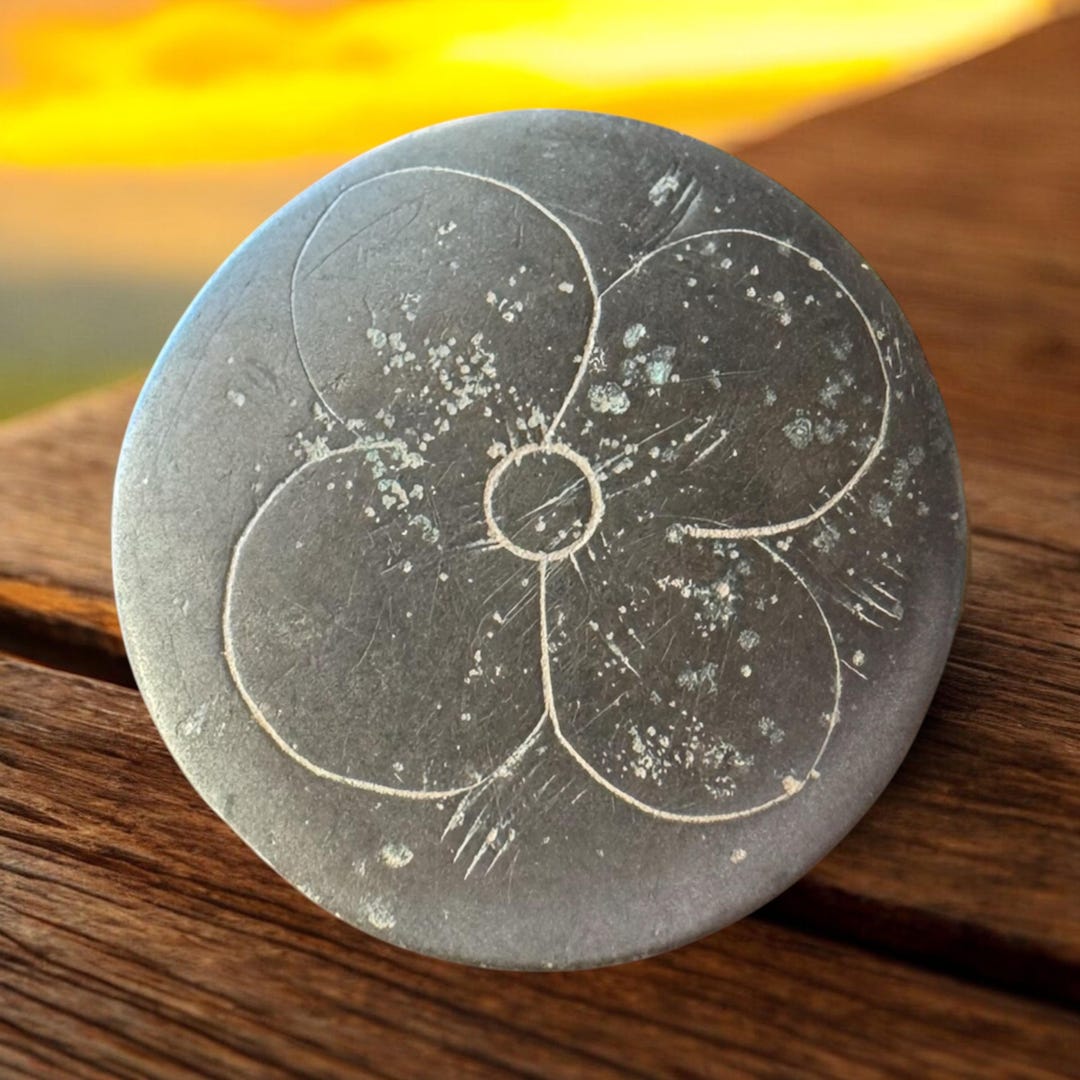 18th Century Tombac Button With Lucky Four-leaf Clover Design - Etsy