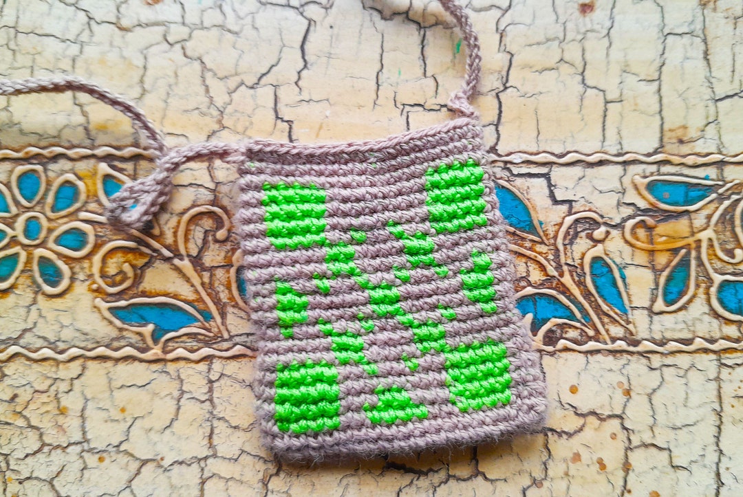 Crystal Pouch Crochet Pattern, Medicine Bag Pattern Instant Download - Etsy