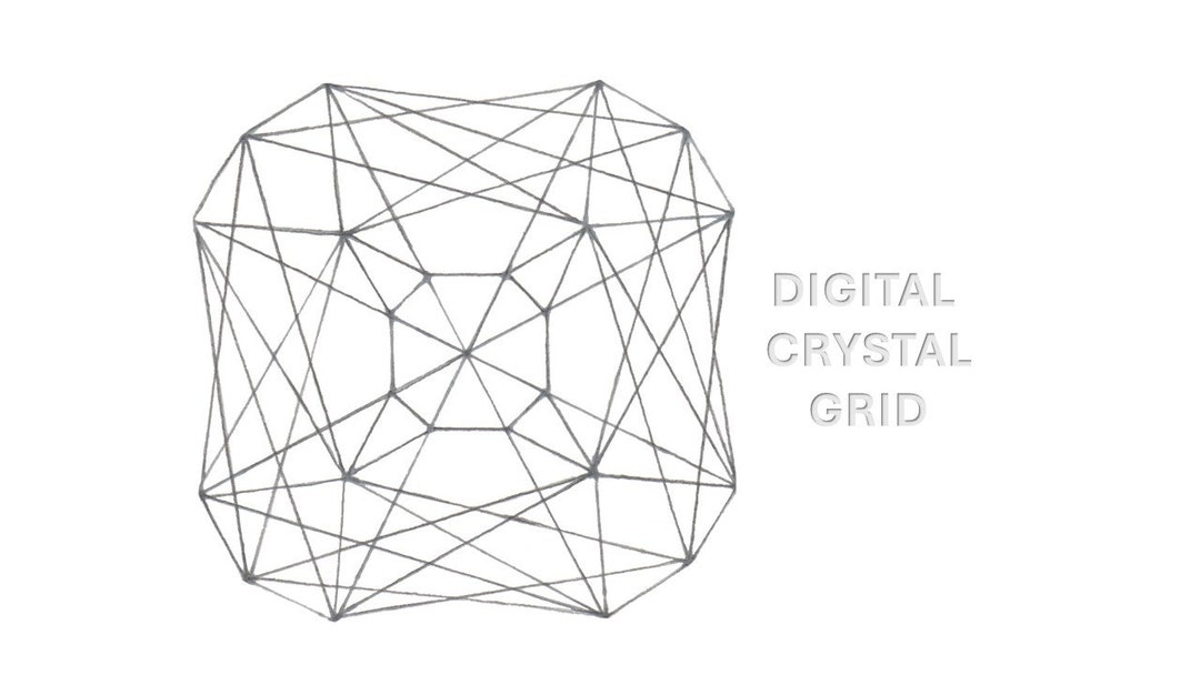 Crystal Grid Artwork - Meditation Tools - the Goddess - Digital ...