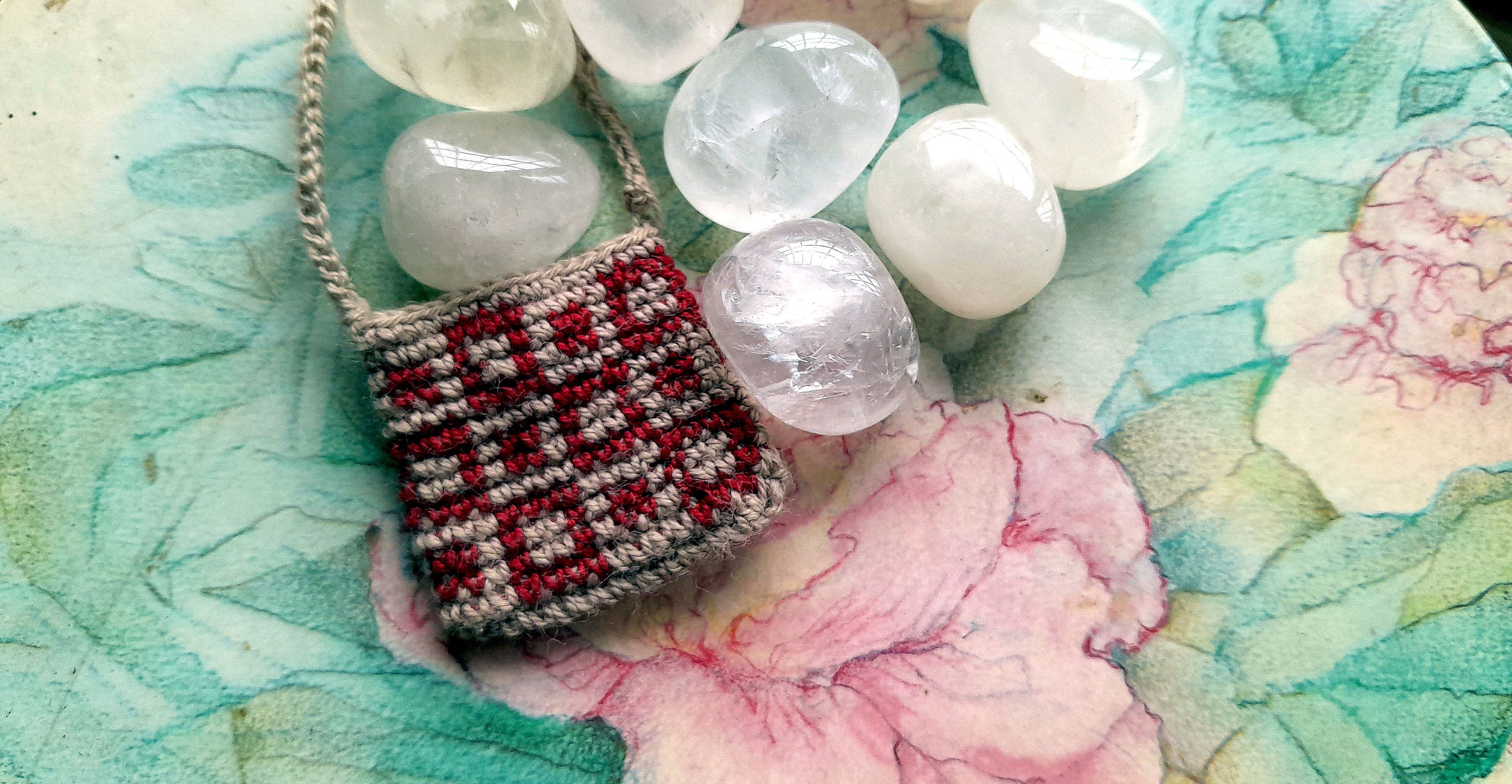 Geometric Crystal Pouch Crochet Pattern Instant Download PDF, Tapestry ...