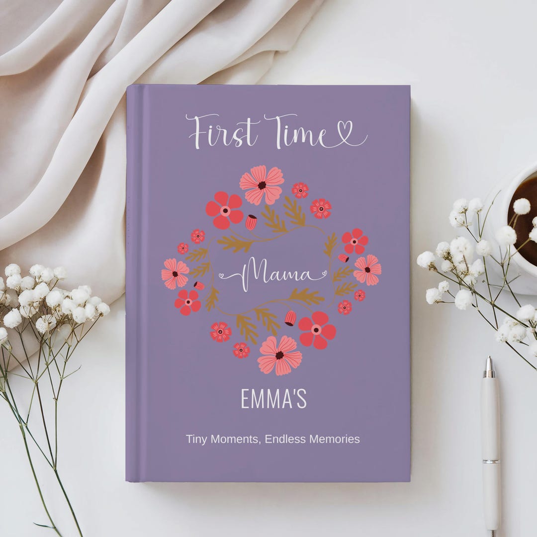 Personalized Baby Journal, Pregnancy Journal for Expecting Mom, First ...