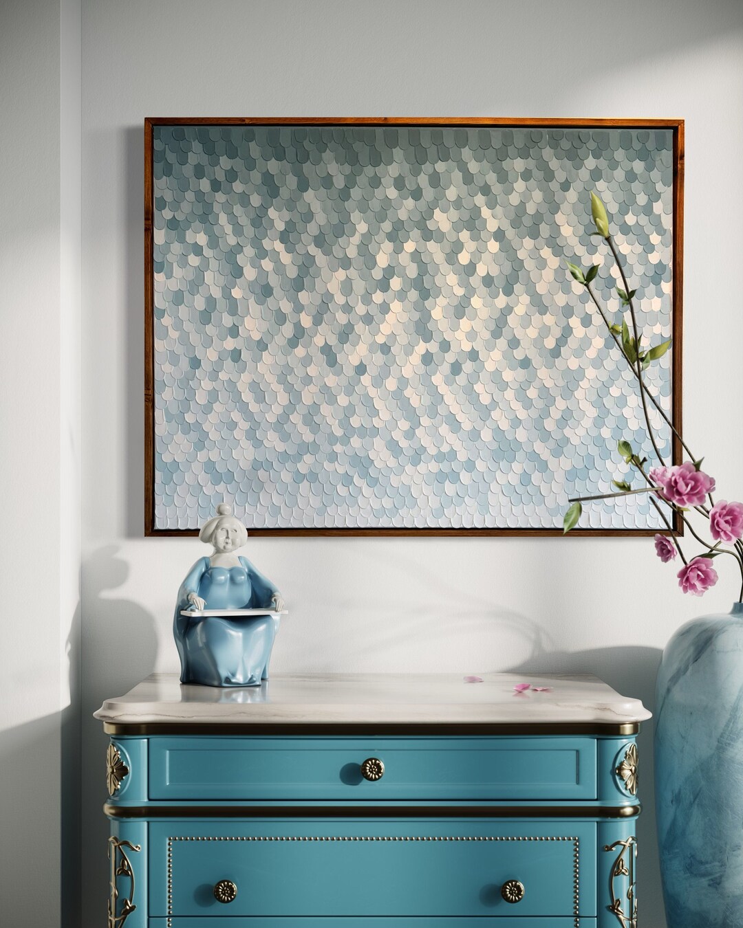 Personalised Textured Art Custom Made Textured Art Plaster Art Gradient ...