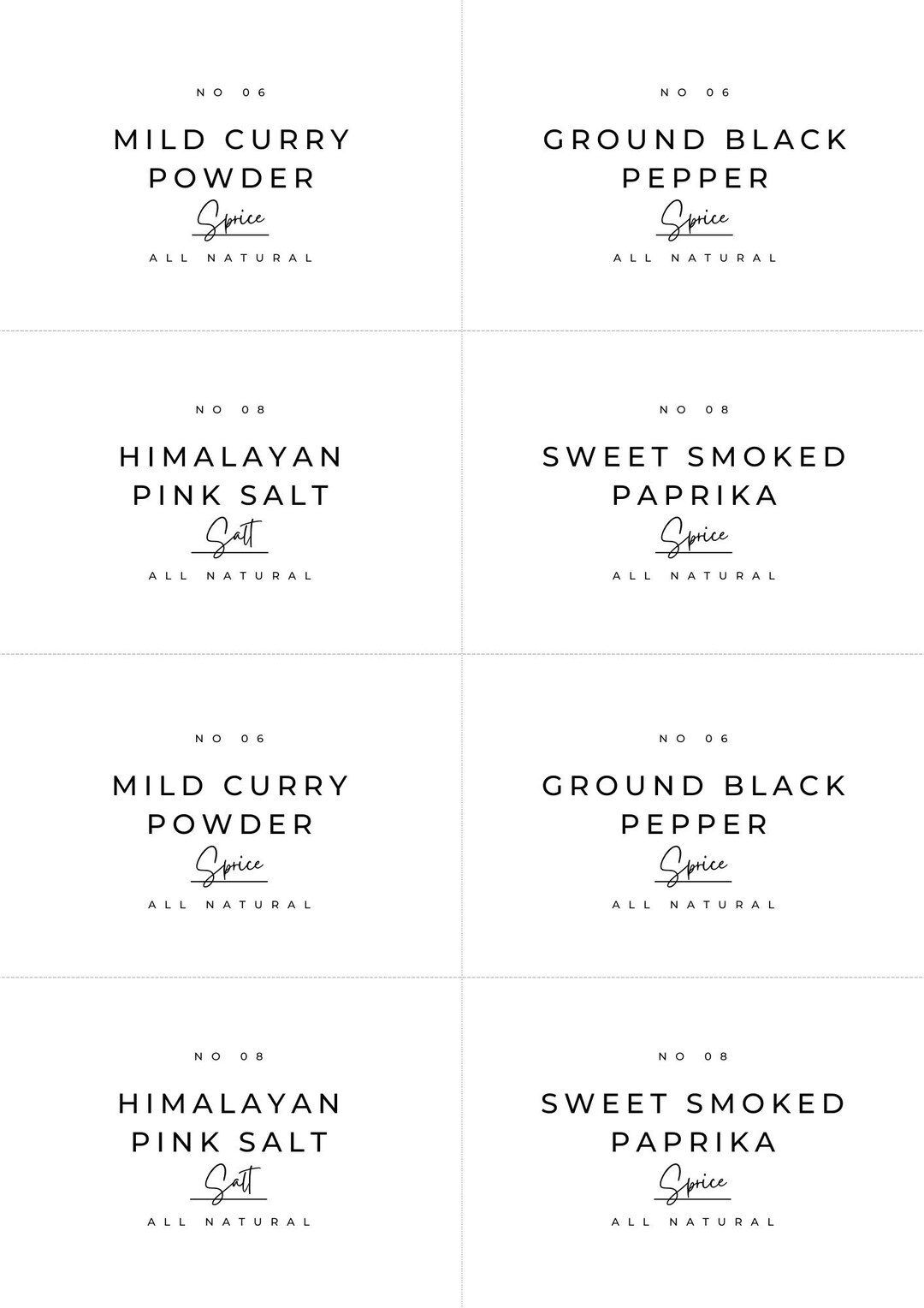 Self-adhesive Labels. Water-resistant. Labels for Shampoo, Conditioner ...