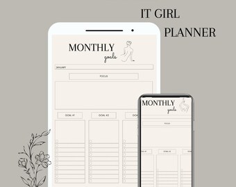 That Girl Digital 2024 Monthly Planner - Etsy