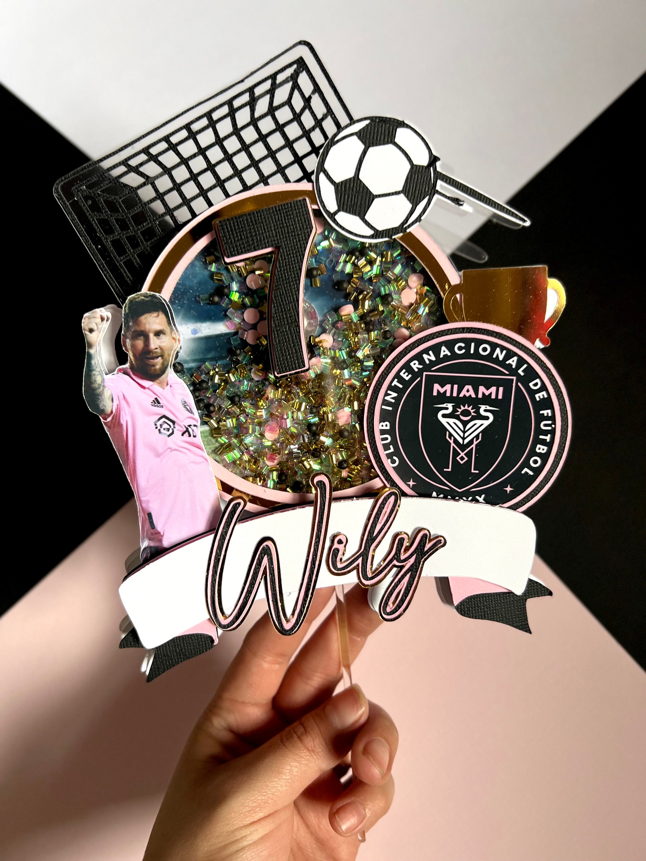 Messi Cake Topper,messi Soccer Party, Messi Inspired Cake Topper, Messi ...