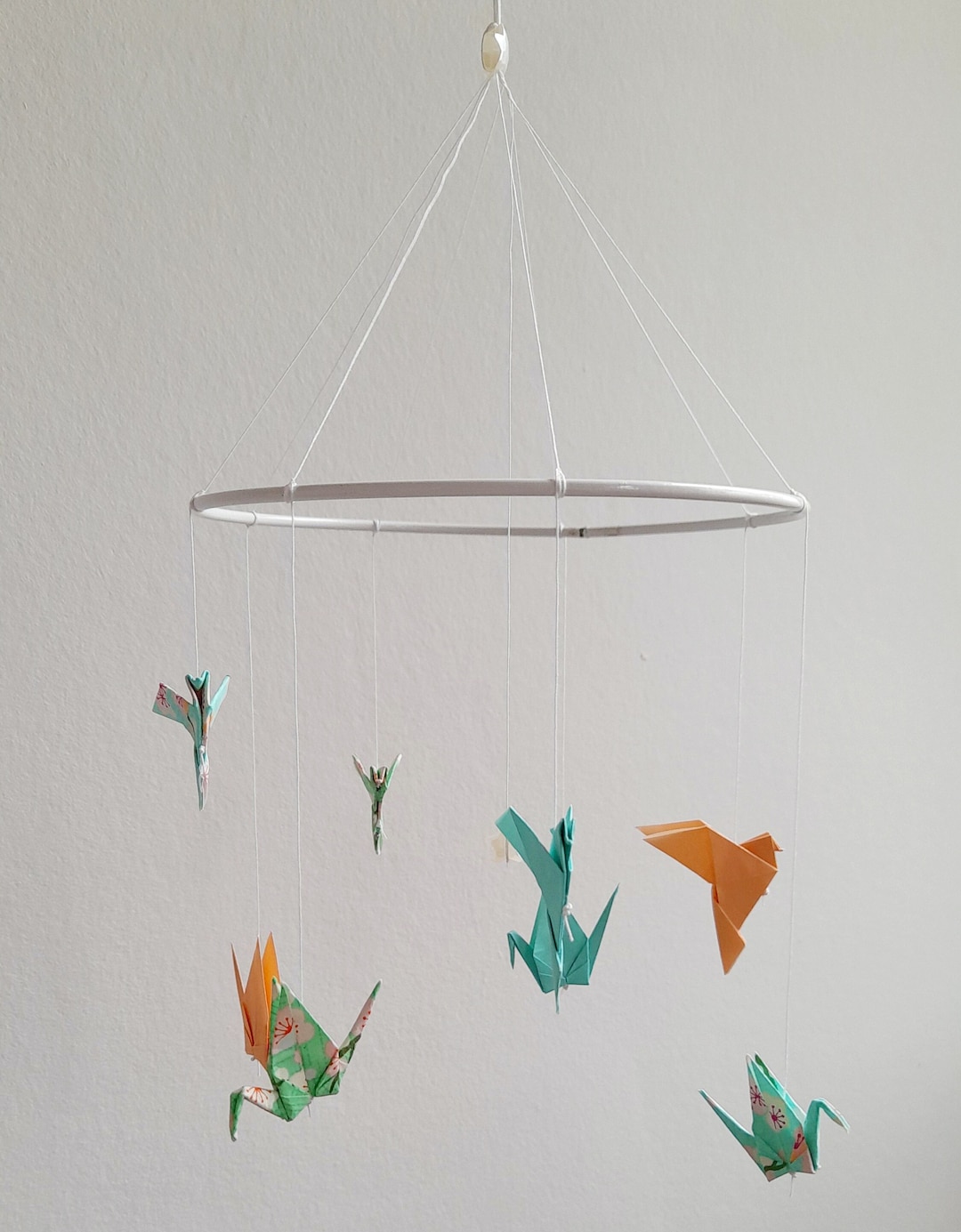 Origami Bird Mobile - Etsy