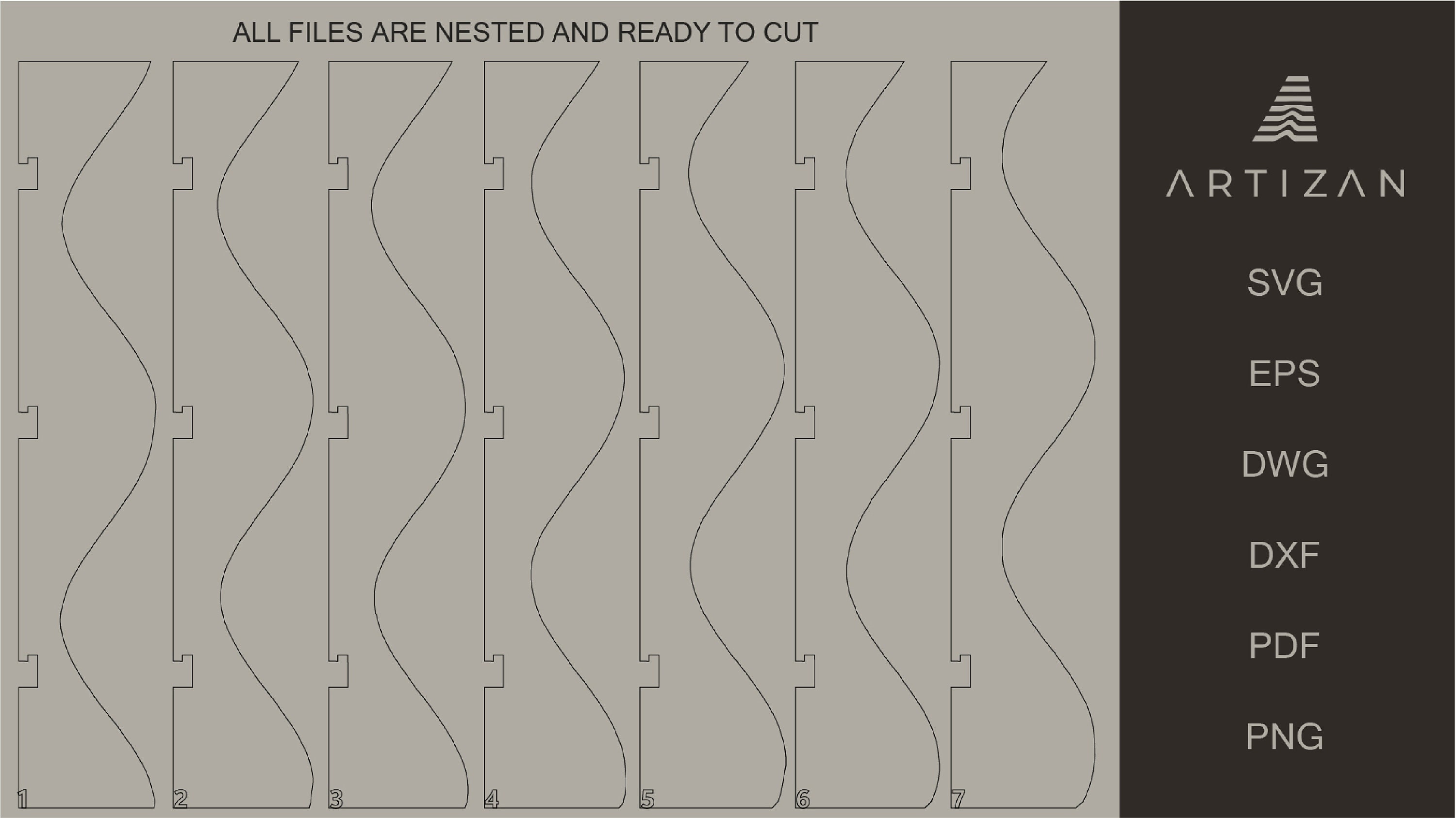 Parametric Luxury Wave Wall Panel Wave Design for Home Office and ...