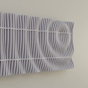 Parametric Wall Panel 001 Water Drop Wave Design for Home Office and ...