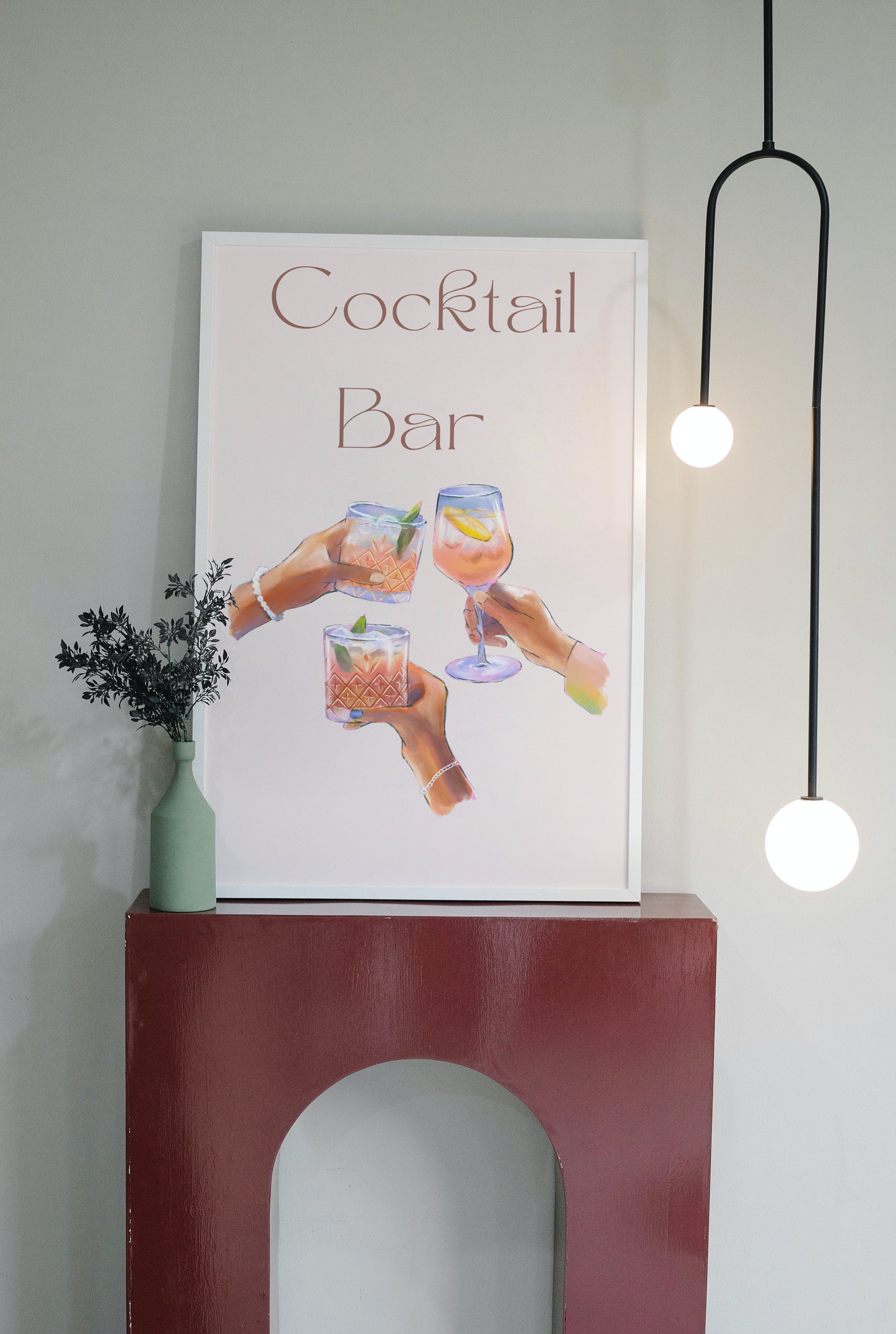 Cocktail Bar- Poster - Cocktails - Bar - Keuken - Decoratie - Etsy