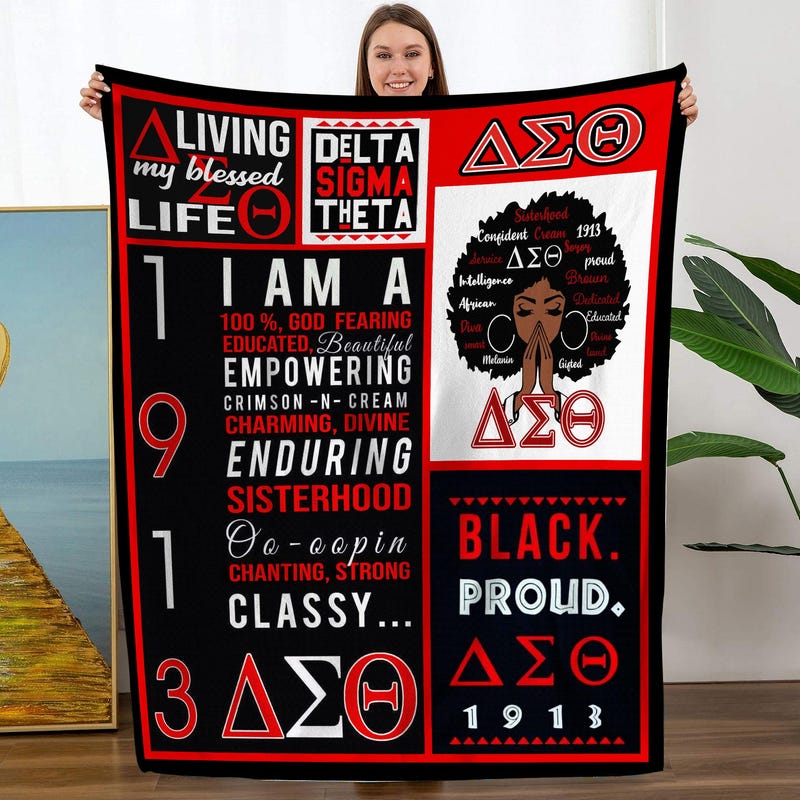 Sorority Blanket - Etsy
