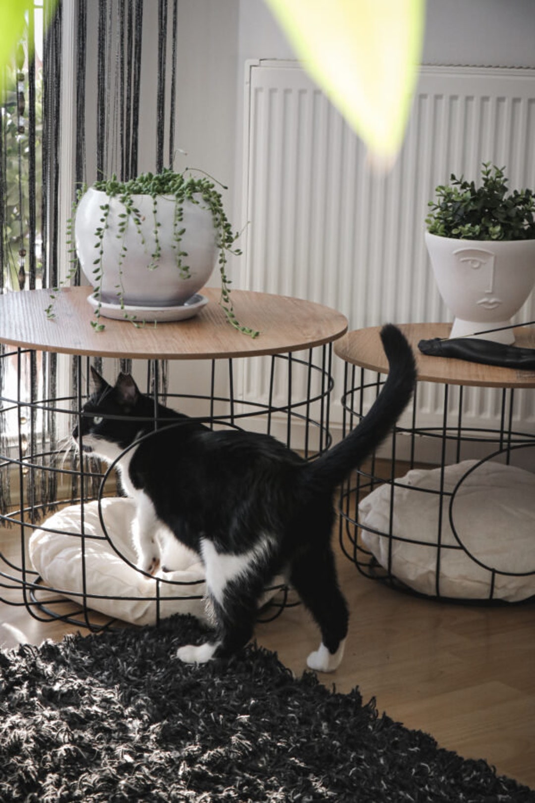 Cat House , Wooden Coffee Table , Decorative Table Rustic Wood Coffee ...