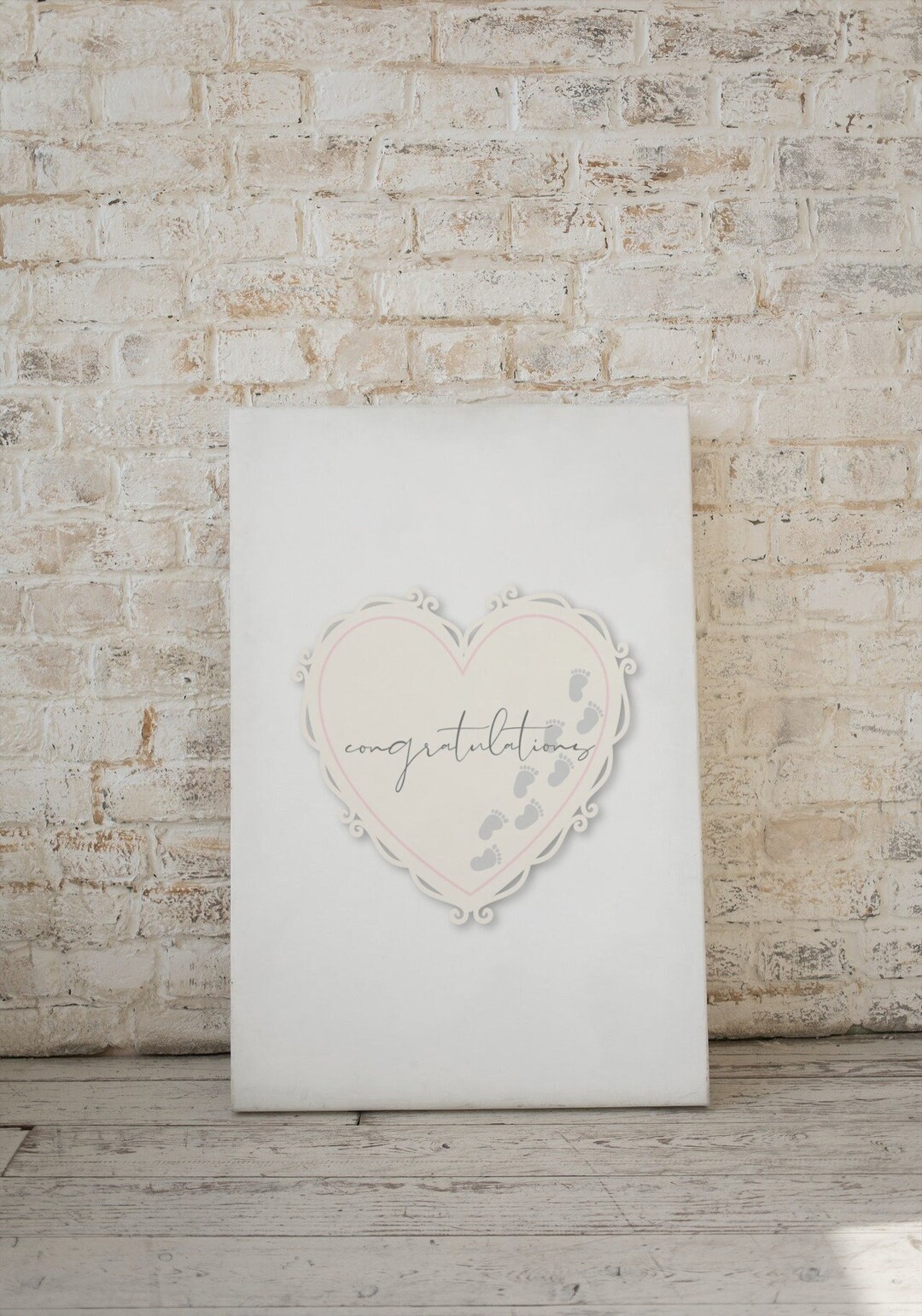 Printable Congratulations Card, Printable Congratulations Sticker, Pink ...