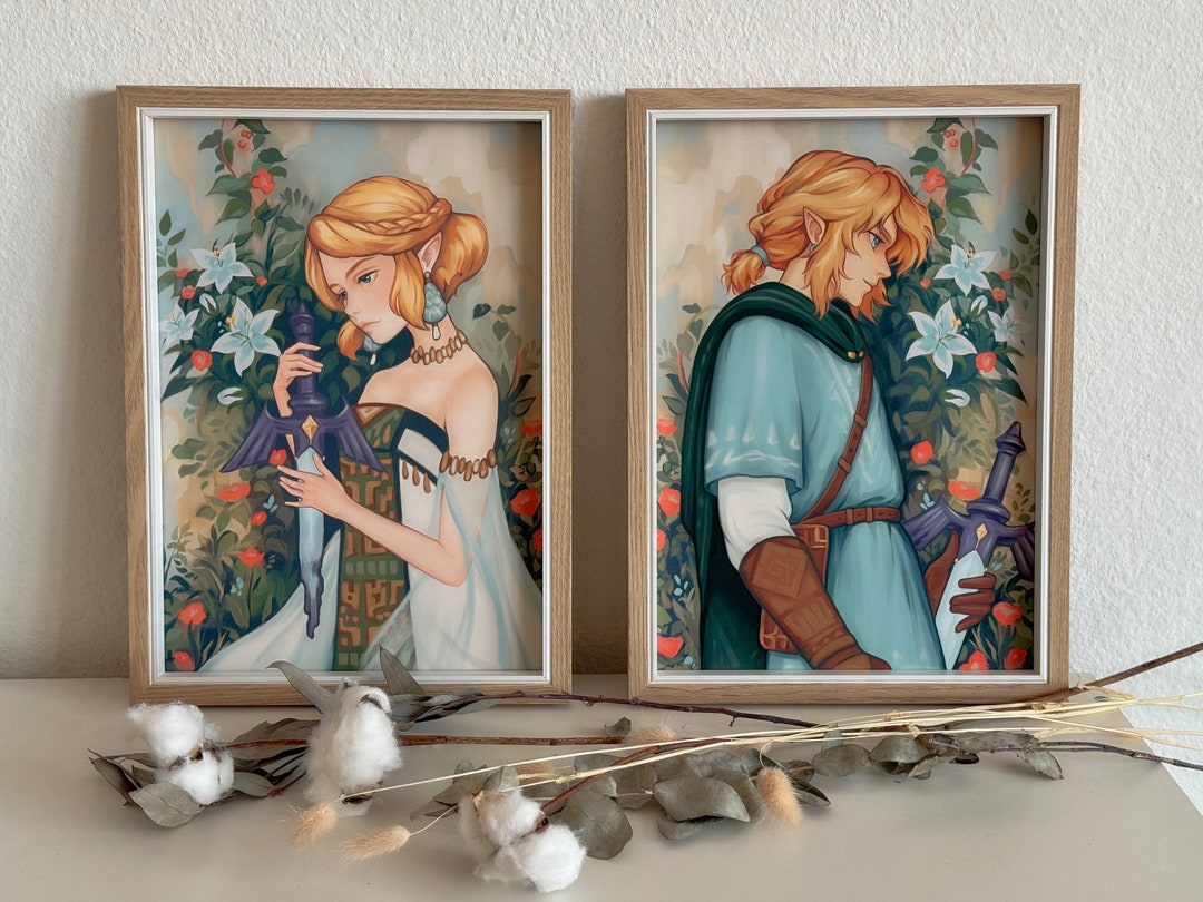 Zelda | Link | Tears of the Kingdom | TOTK | Fanart | Art Nouveau ...