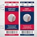 Digital Atlanta Colors Surprise Ticket Gift, Atlanta Baseball Game ...