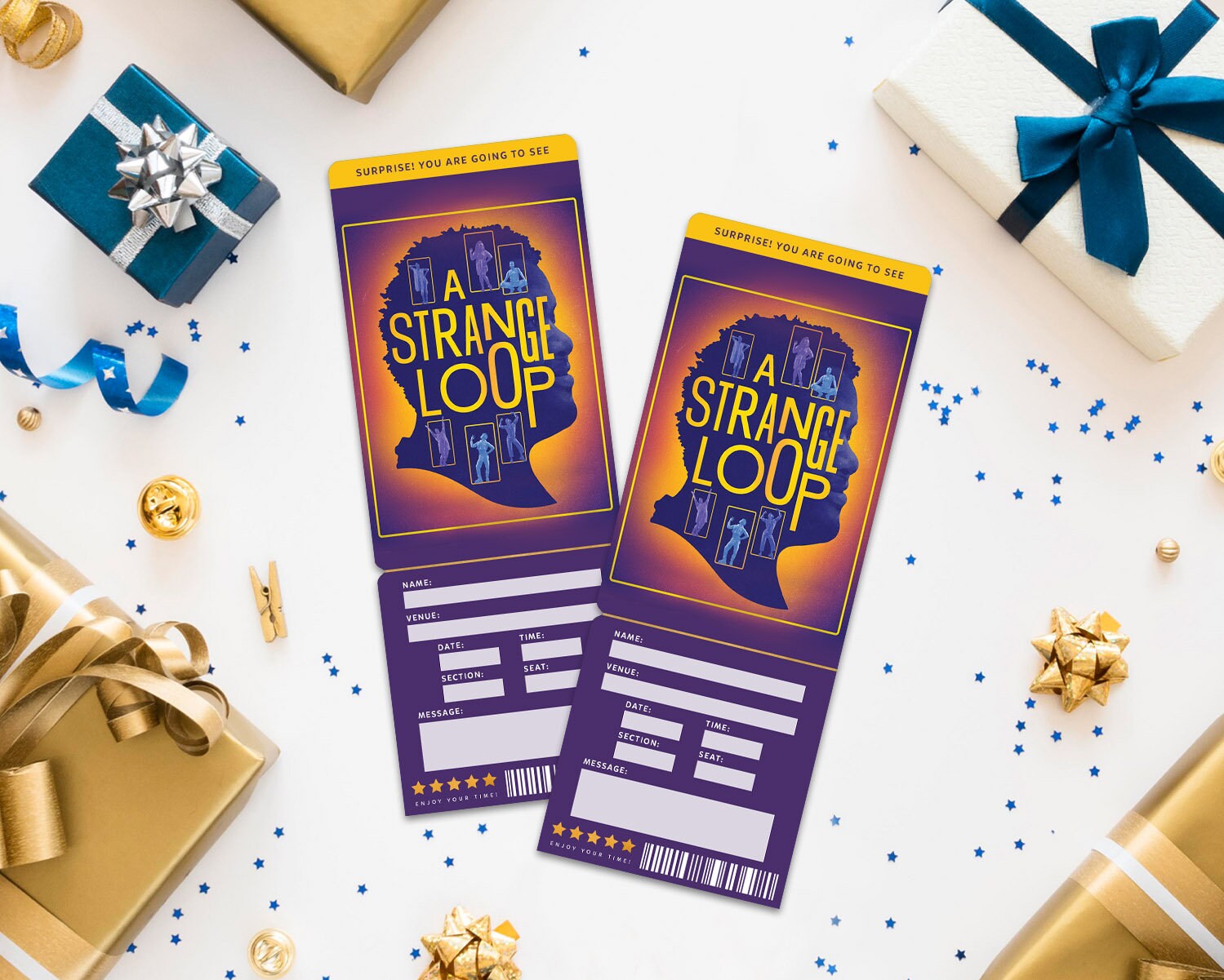 Printable A Strange Loop Broadway Surprise Ticket︱musical Theatre ...