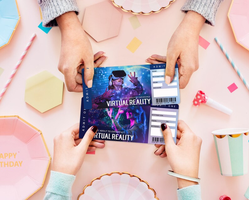 Digital Kids VIRTUAL REALITY Surprise Gift Ticket, VR Game Reveal ...
