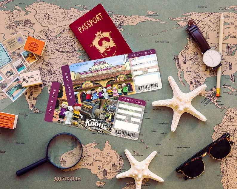 Digital Knotts Berry Farm Surprise Trip Gift Ticket, Amusement Park ...