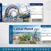 Digital CEDAR POINT Surprise Trip Gift Ticket, Amusement Park Printable ...