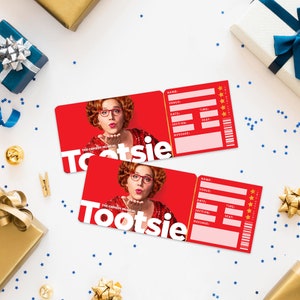 Printable Tootsie Broadway Surprise Ticket︱musical Theatre Ticket︱event Gift Reveal - Etsy