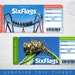 Digital SIX FLAGS Surprise Trip Gift Ticket, Amusement Park Printable ...